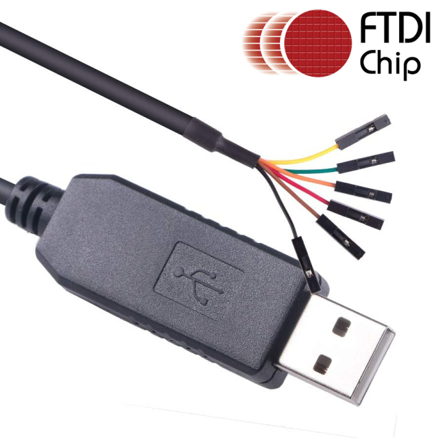 USB Serial Cable RS232 Converter 2.54 mm Dupont Terminal 6 Pins FTDI FT231XS 6P Adapter