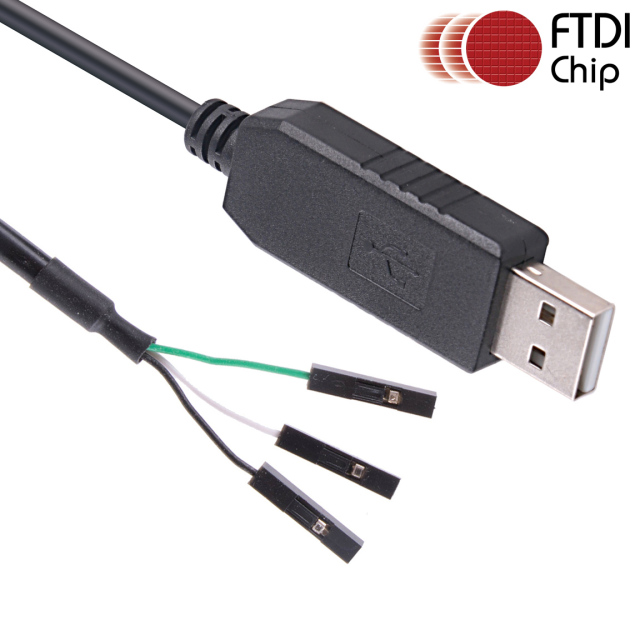 USB Serial Cable RS232 Converter 2.54mm Dupont Terminal 4 Pins FTDI FT231XS 4P Adapter