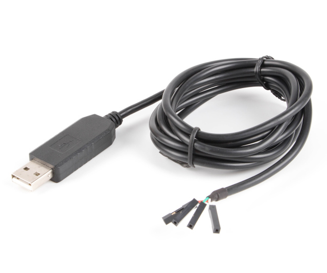 USB Serial Cable RS232 Converter 2.54mm Dupont Terminal 4 Pins FTDI FT232RNL 4P Adapter