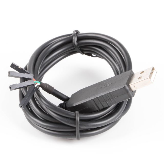 USB Serial Cable RS232 Converter 2.54mm Dupont Terminal 4 Pins FTDI FT232RNL 4P Adapter