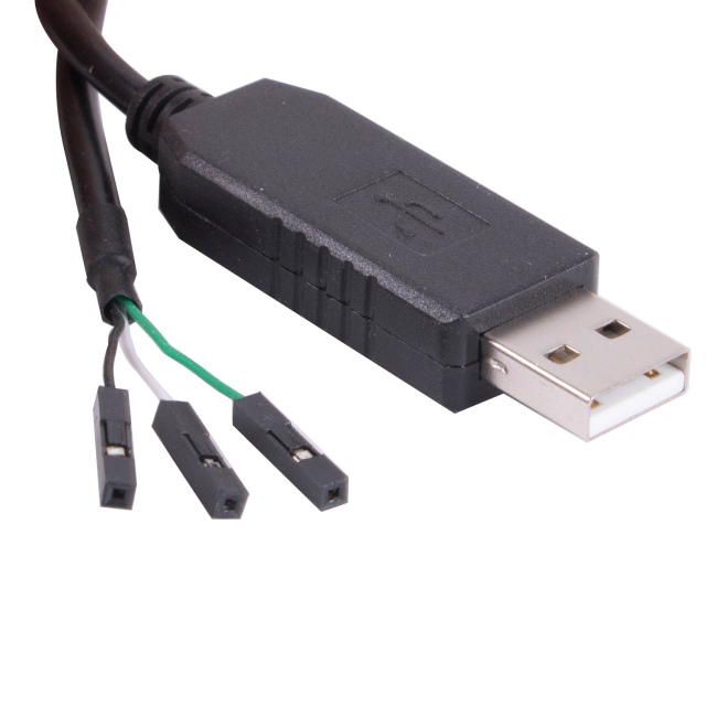 USB Serial Cable RS232 Converter 2.54mm Dupont Terminal 4 Pins FTDI ...