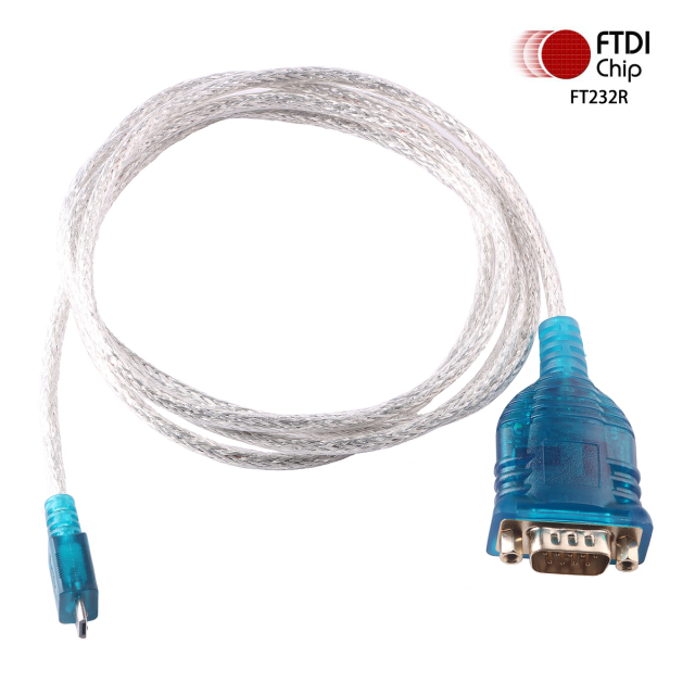 Micro USB to RS232 Serial Cable Converter PDA DB9 9 Pin Cable Adapter FTDI