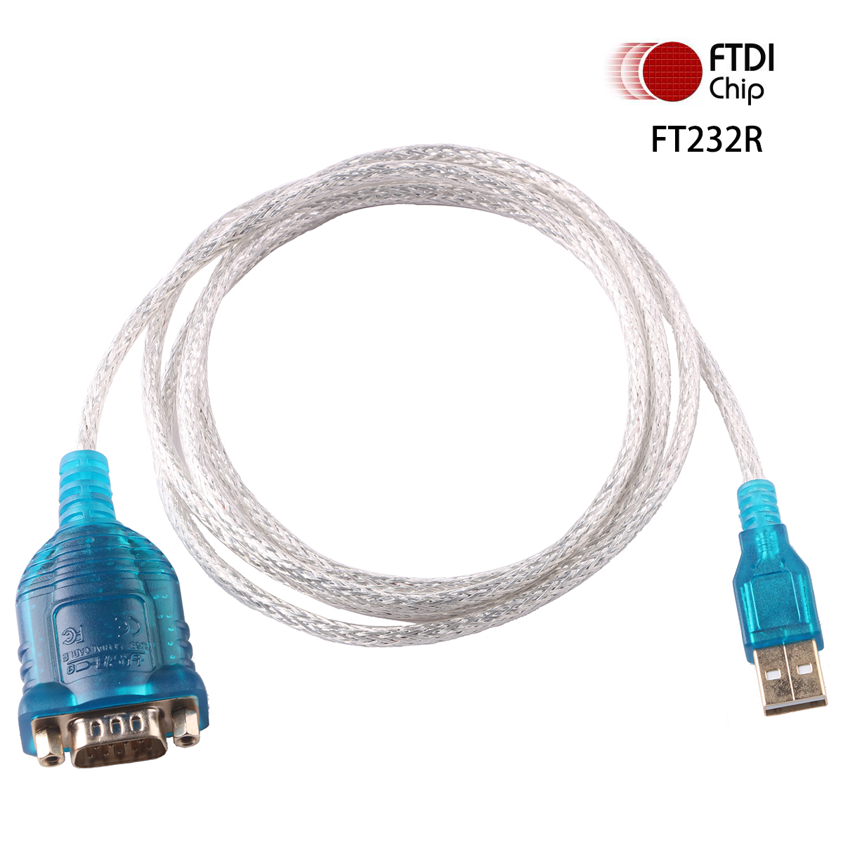 USB to RS232 Serial Cable Converter PDA DB9 Male 9 Pin Cable Adapter FTDI