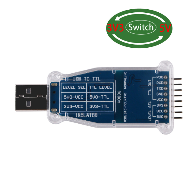 USB to 3.3v 5v TTL Converter FTDI UART Serial Adapter