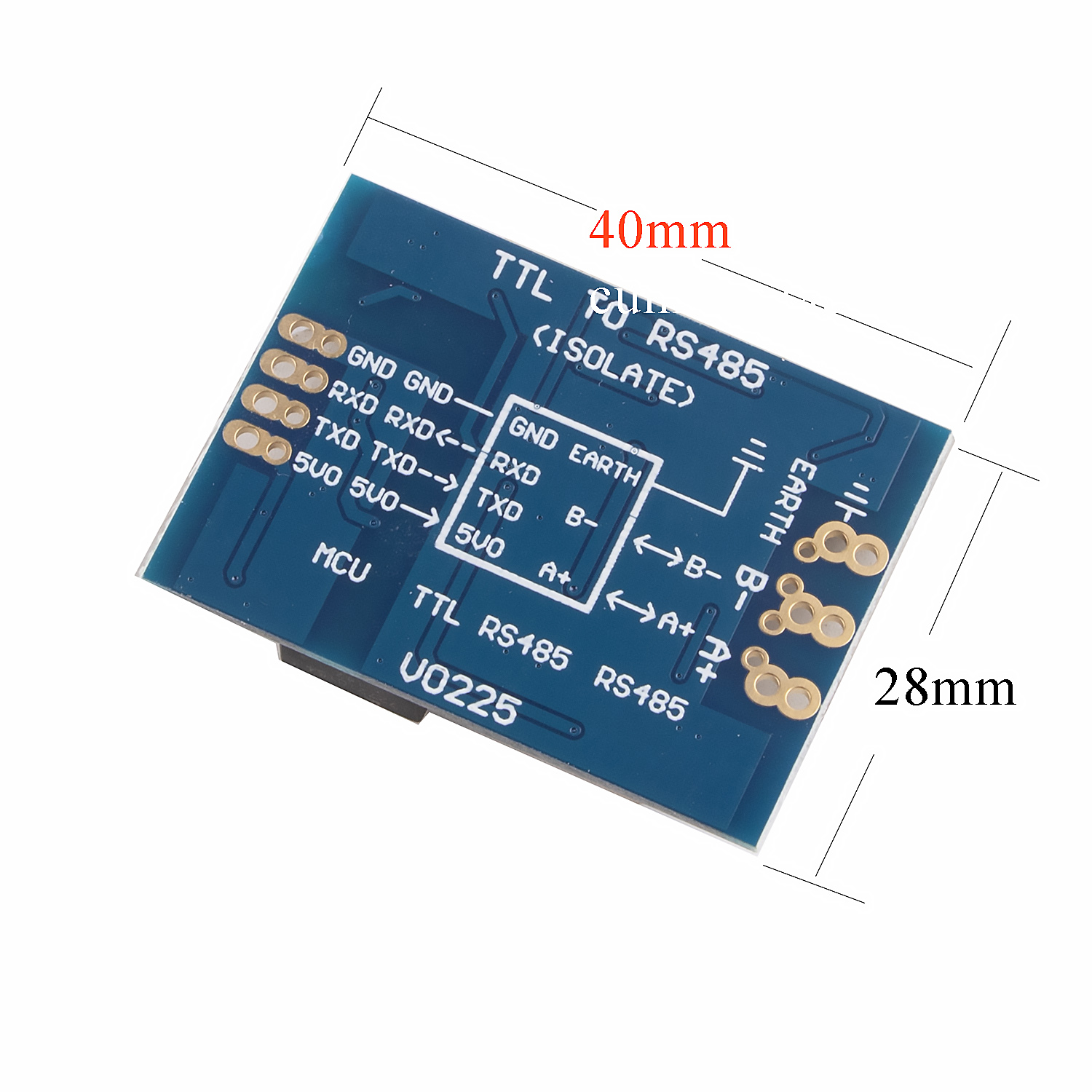 TTL UART to RS485 Isolator Board Serial Converter Adapter Dongle ...