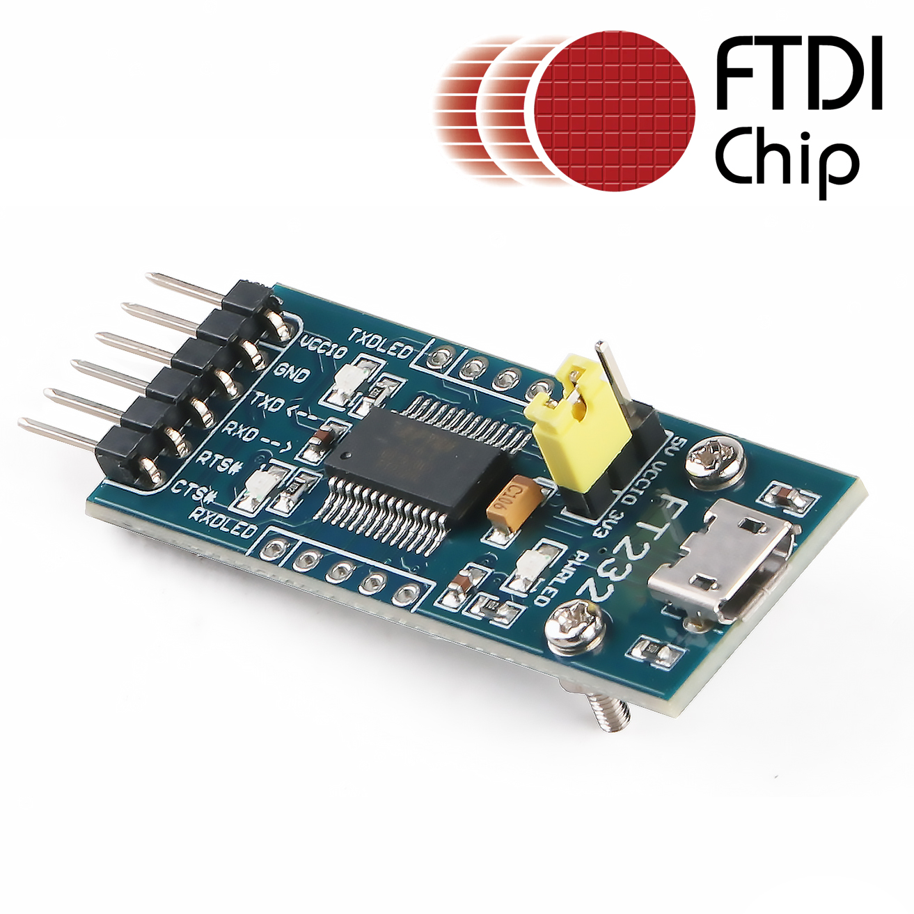 Micro USB Female to TTL Serial Converter 3.3V 5V FTDI Board Mudel Cable ...