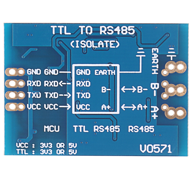 TTL UART to RS485 Isolator Board Serial Converter Adapter Dongle ...