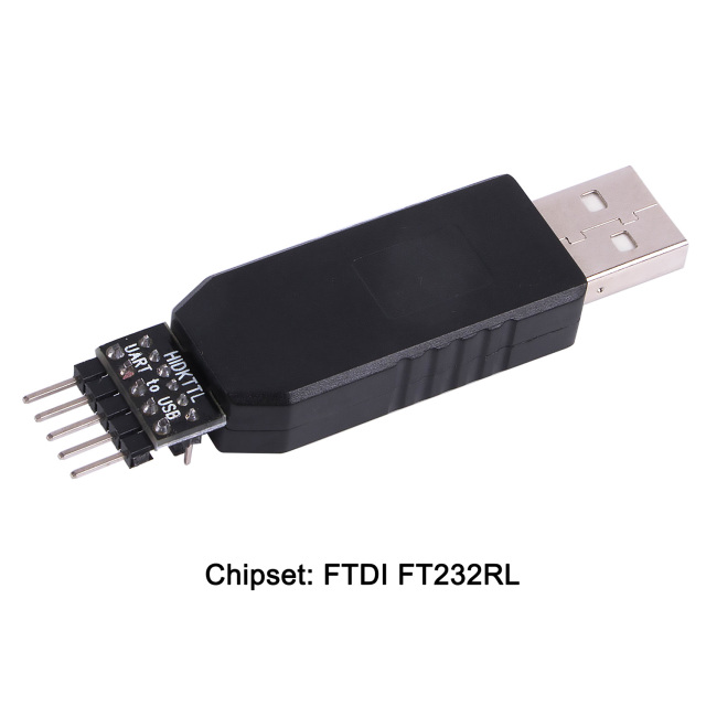 USB Serial Adapter 1.8V 3.3V 5V TTL FTDI 2.54mm Terminal UART Converter ...