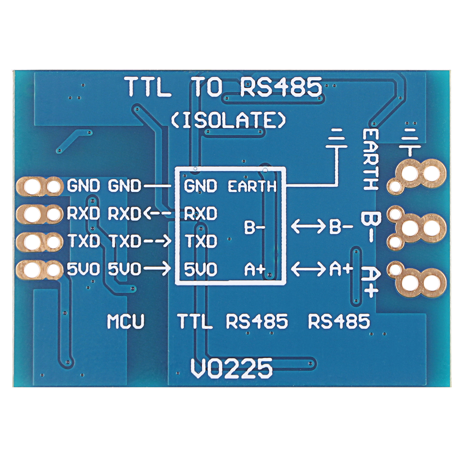 Ttl Uart To Rs485 Isolate Board Serial Converter Adapter Dongle Communication Upgrade Module