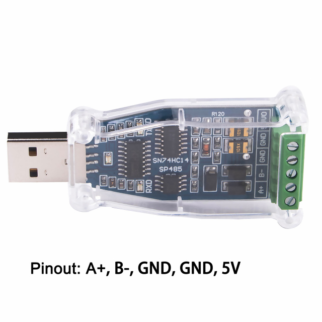 USB TO RS485 485 Isolation Module Communication Converter Adapter CH340 ...