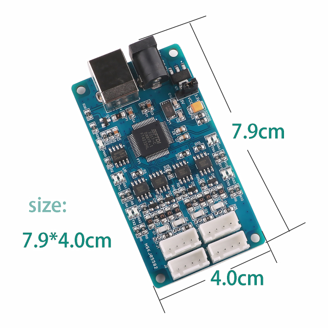 USB Serial Cable RS485 Multiple Ways 4 Ports Channels Converter Board ...