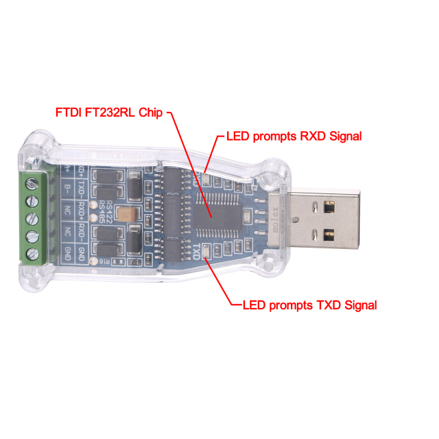FTDI USB TO RS485 RS422 485 422 Isolation Module Communication ...