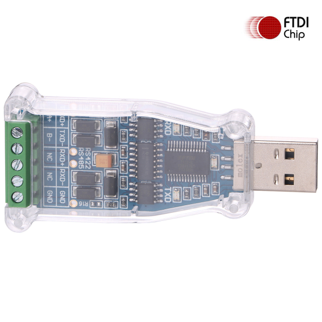 Ftdi Usb To Rs485 Rs422 485 422 Isolation Module Communication Converter Adapterwith Txd Rxd Led