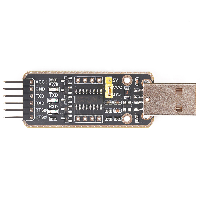 USB to TTL Serial Converter Dupont 3.3V 5V Board Mudel Cable 6 Pins 6P ...