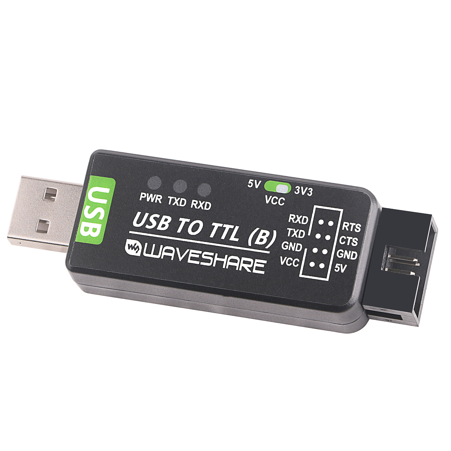 USB to TTL Serial Converter Dupont 3.3V 5V FTDI Board Mudel Cable 6 ...