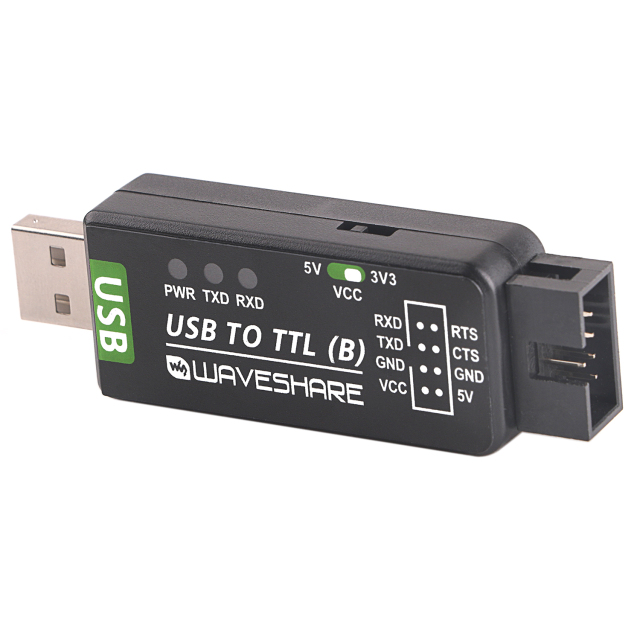 USB to TTL Serial Converter Dupont 3.3V 5V FTDI Board Mudel Cable 6 ...