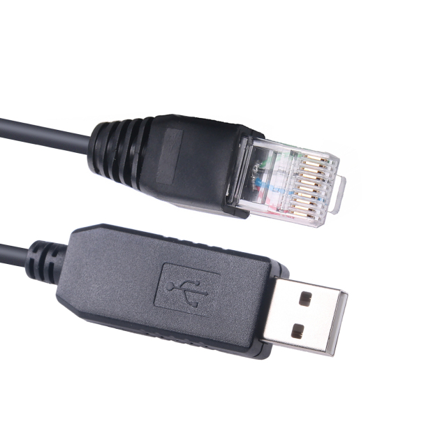 USB Programming Cable ICOM Two-way Radios OPC-1122 , USB to RJ45 8P8C ...