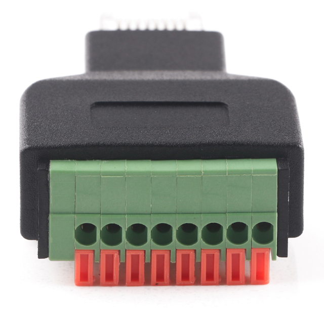 RJ45 Male Connector Toolless Free Tool Reusable Termination Plugs ...