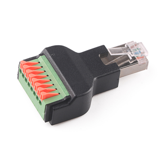 RJ45 Male Connector Toolless Free Tool Reusable Termination Plugs ...