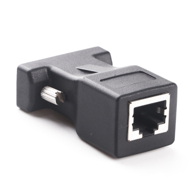 RJ45 to DB9 Adapter RS232 Serial Port COM to RJ45 Male to Female ...