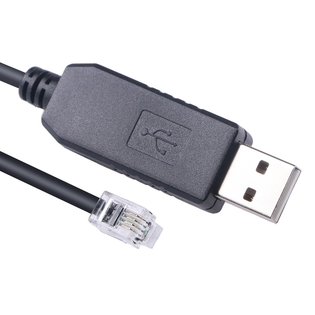 USB RS232 Serial to RJ9 4P4C C7 PC Configuration Cable for Servotronix ...