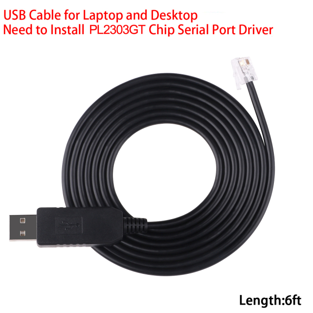 USB Serial Cable for BRESSER EXOS 2 GOTO ASCOM Planetarium EQ Mount RJ9 ...