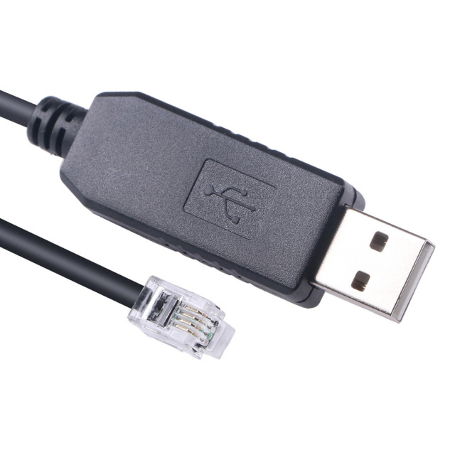 USB RS232 Serial to RJ9 4P4C C7 PC Configuration Cable for Servotronix ...