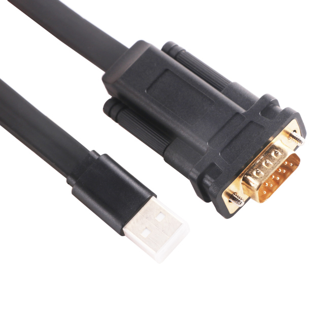 USB to DB9 Male RS232 Serial Cable FTDI Standard DB9 Female 9 Pin 9P ...