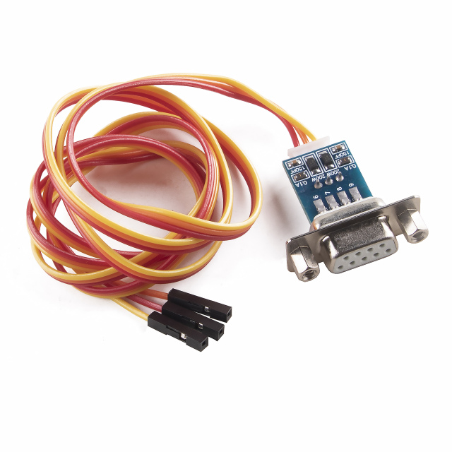 DB9 Female RS232 Serial Adapter Converter to 3 Pin 3P 2.54mm Dupont Data Cable