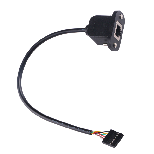 6P Dupont Header to RJ12 RJ11 Screw Panel Mount Extension Cable