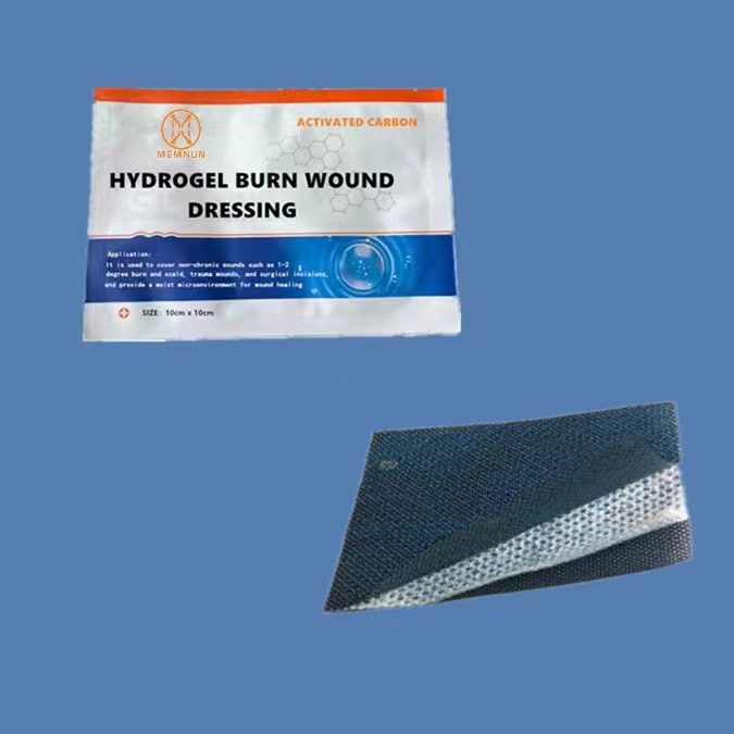 Activated Carbon Hydrogel Burn Wound Dressing