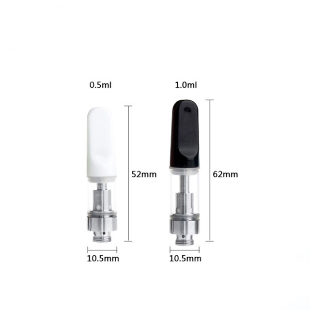 Full Gram Atomizer 510 Thread Vaporizer Pen Empty 1 ml Vape Cartridge