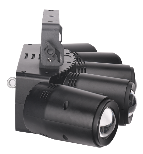 5pcs 40w rgbw 4in1 led spot light