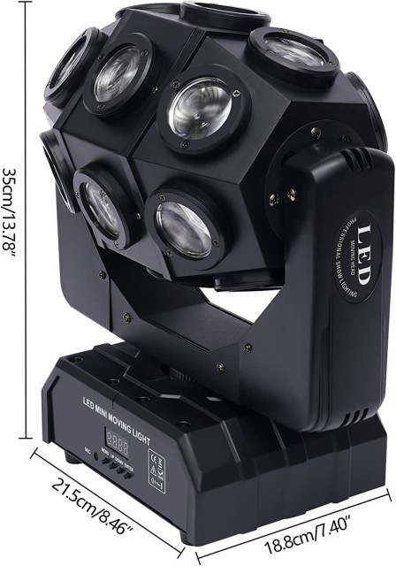 18LED Moving Beam Light With Laser