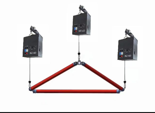 LED Kinetic Lefting Ball Light rgb