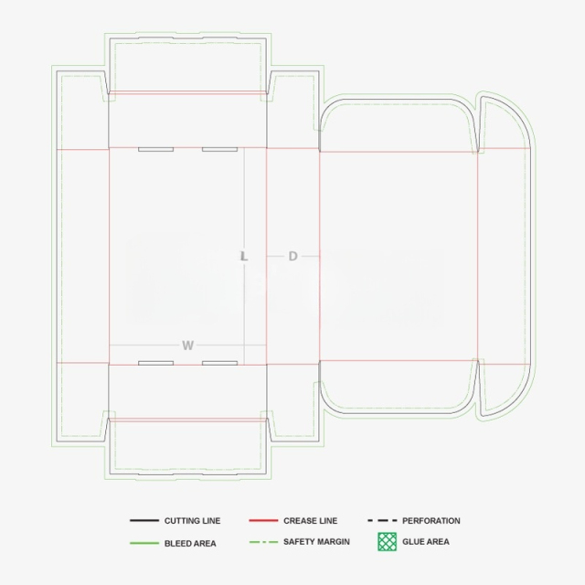 Tab Lock Roll End Corrugated Box
