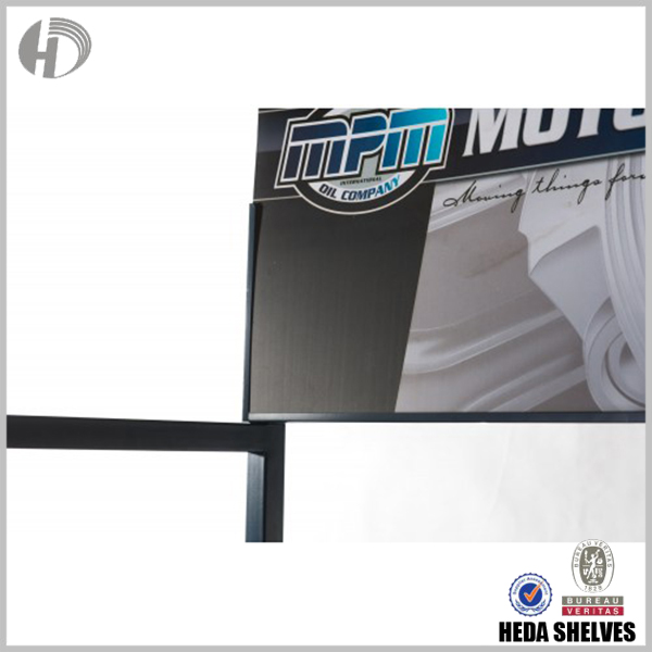 Motor Oil Custom Metal Display Stand - HEDA SHELVES