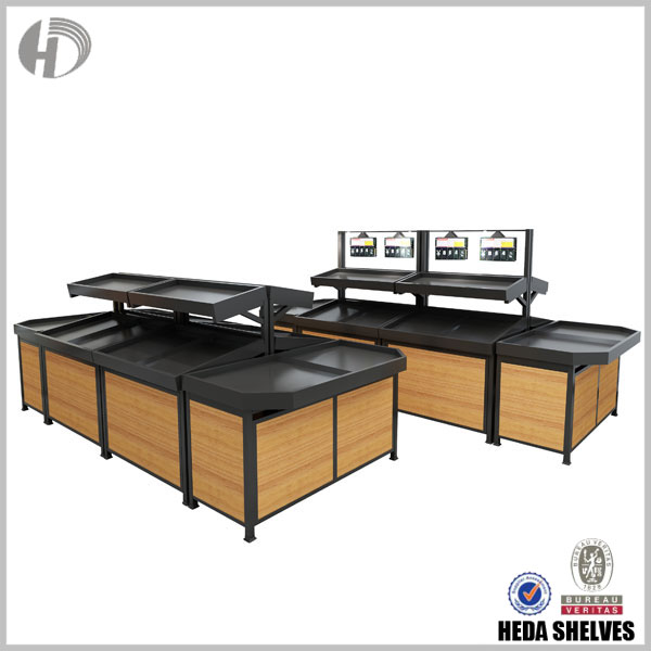 New Supermarket Vegetables Racking & Fruits Table - HEDA SHELVES