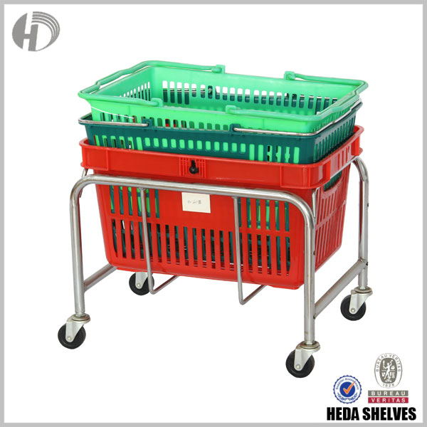 Supermarket Basket Storage Cart - HEDA SHELVES