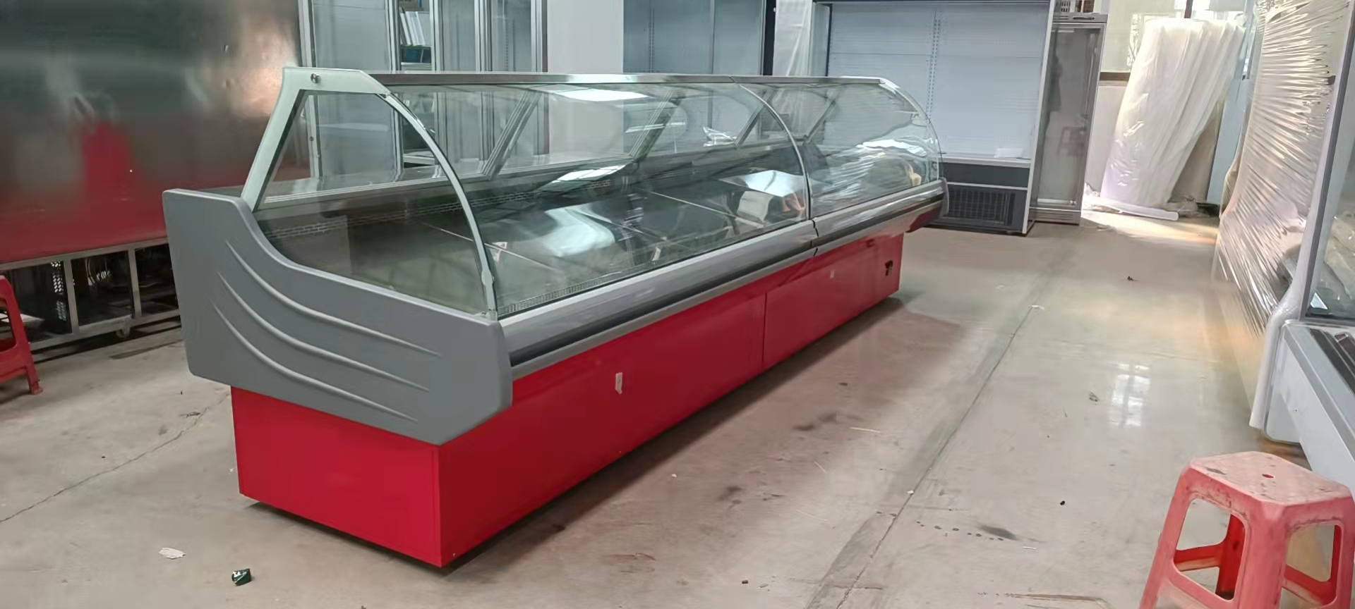 Front Open Glass Deli Chiller or Meat Chiller Fridge - HEDA SHELVES