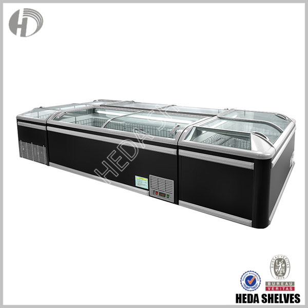Frost-free Island Freezer A For Supermarket Fridge - HEDA SHELVES