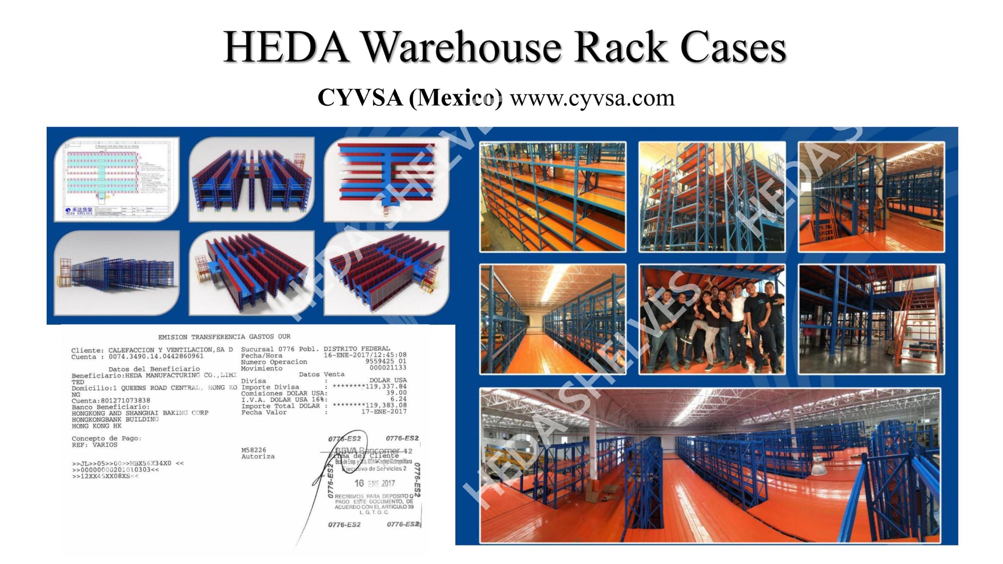 10 Types of Warehouse Racking System Case Picture Reference - HEDA SHELVES