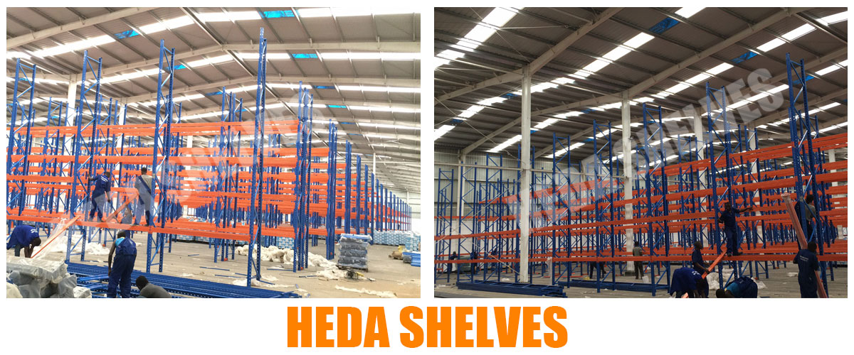Heavy Duty Selective Pallet Racks for Large Warehouse - HEDA SHELVES