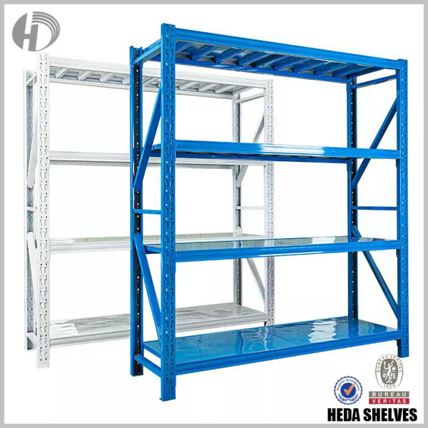Blue/White Warehouse Storage Shelving For Warehouse