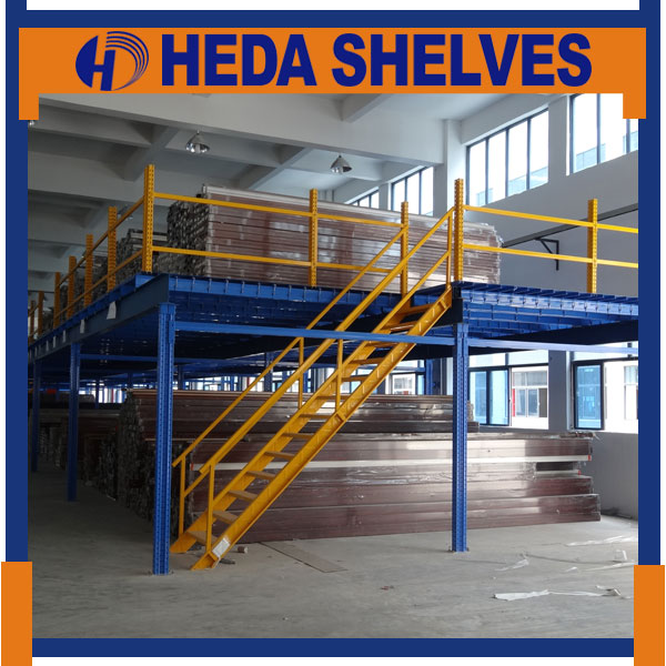 2-3 Layers Mezzanine Platform Racking System - HEDA SHELVES