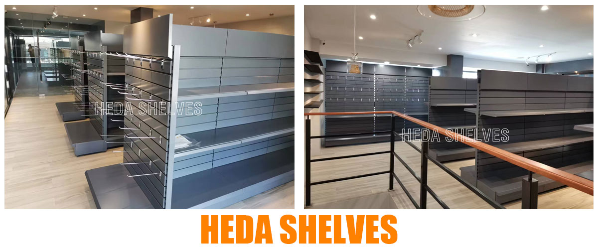 Supermarket Gondola Display Shelves Case from Philippines - HEDA SHELVES