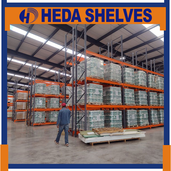 Custom Color Heavy-Duty Selective Pallet Racking - HEDA SHELVES