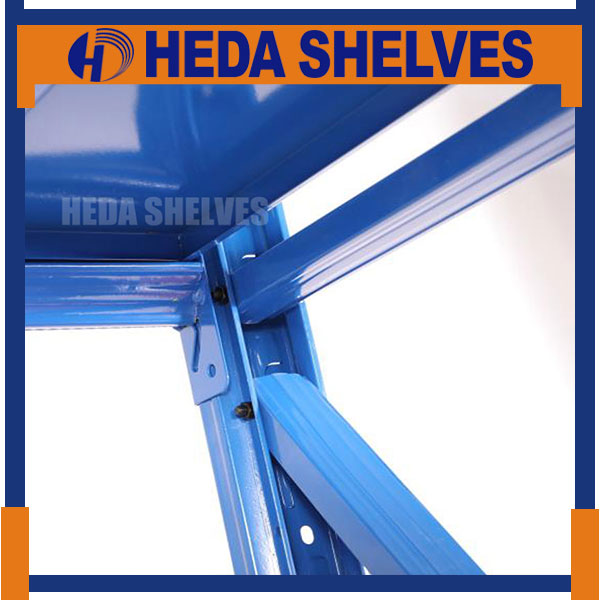 Blue Medium Warehouse Storage Racks - HEDA SHELVES