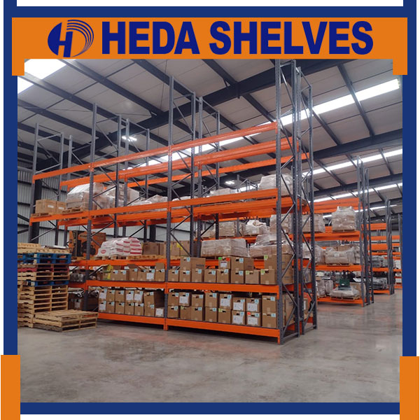 Custom Color Heavy-Duty Selective Pallet Racking - HEDA SHELVES