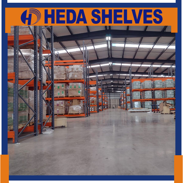Custom Color Heavy-Duty Selective Pallet Racking - HEDA SHELVES